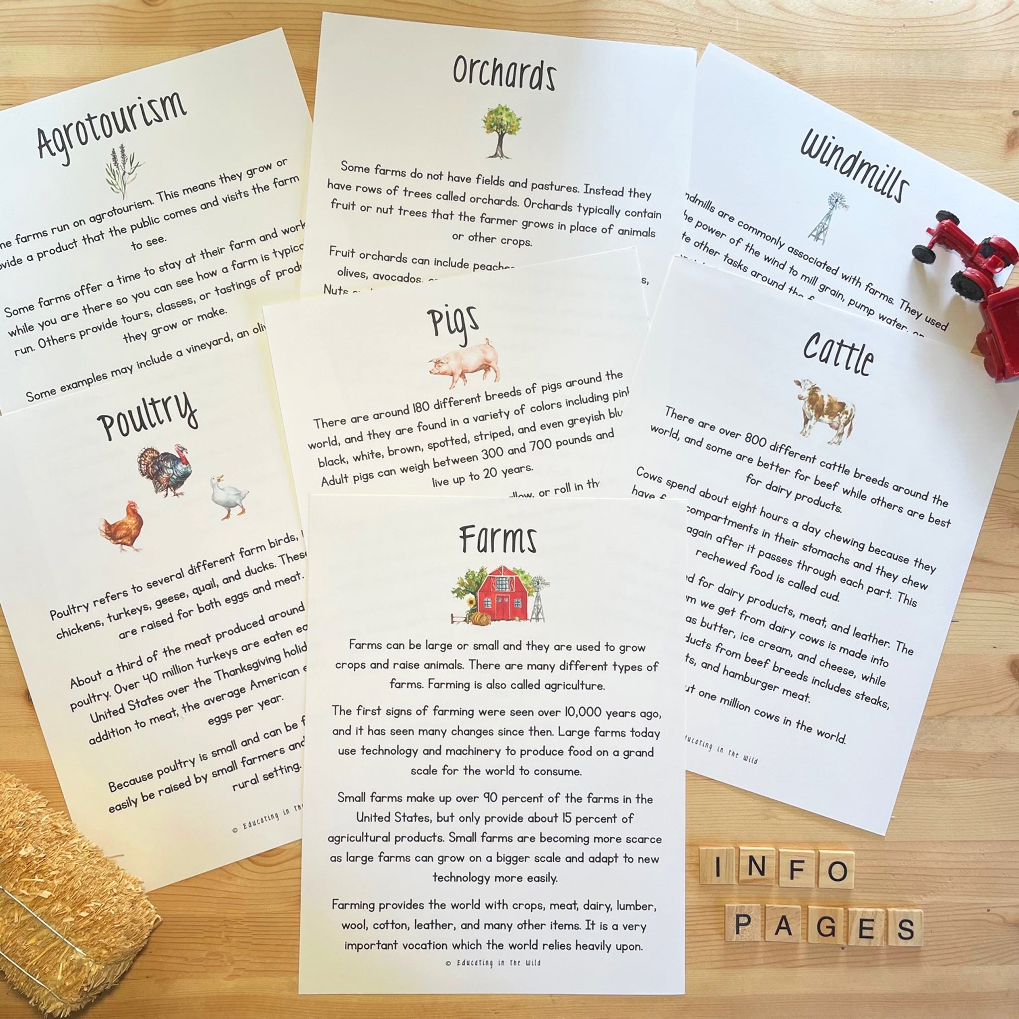 Farm Unit Study Bundle – Educating in the Wild